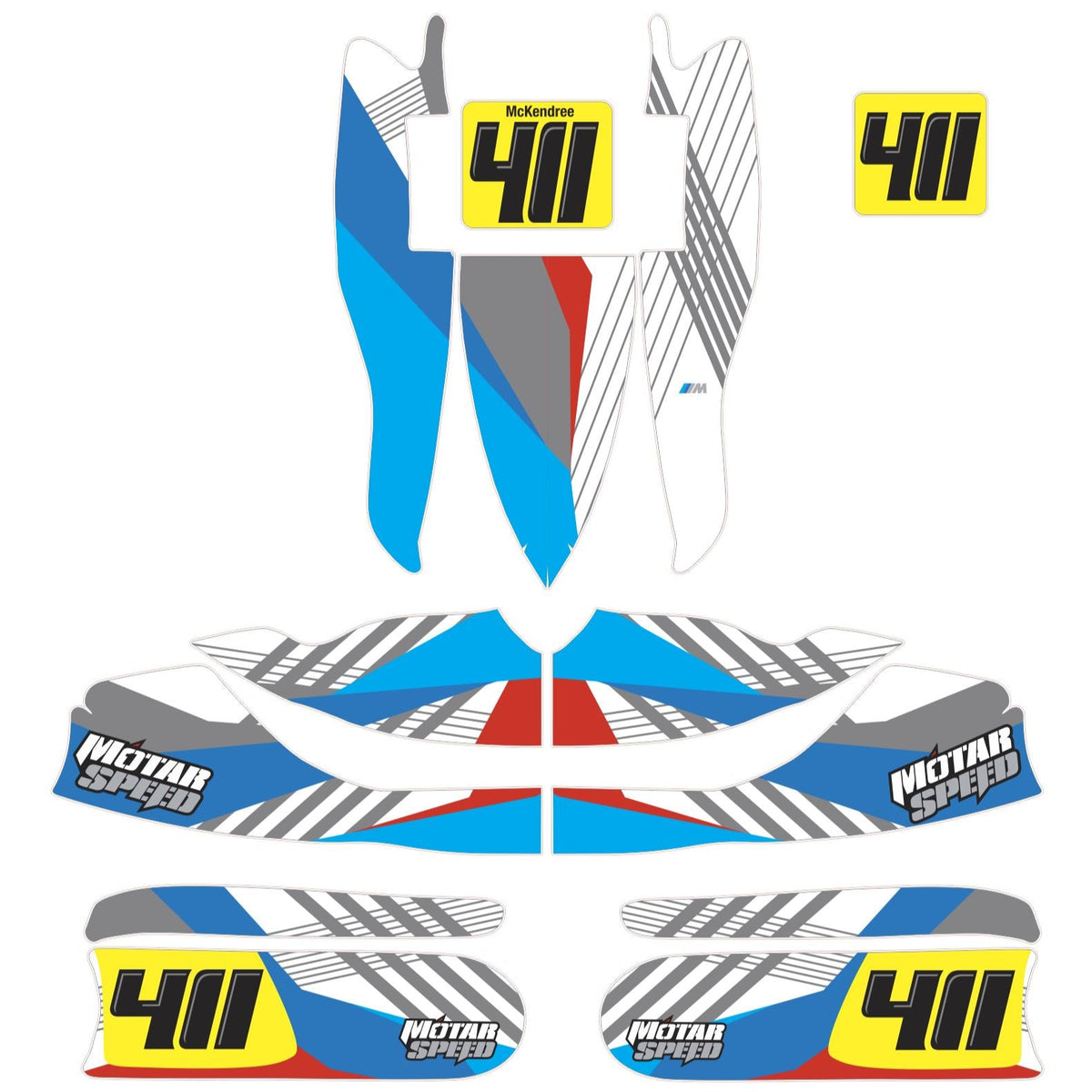 Custom Kart Sticker Kit – Point Karting