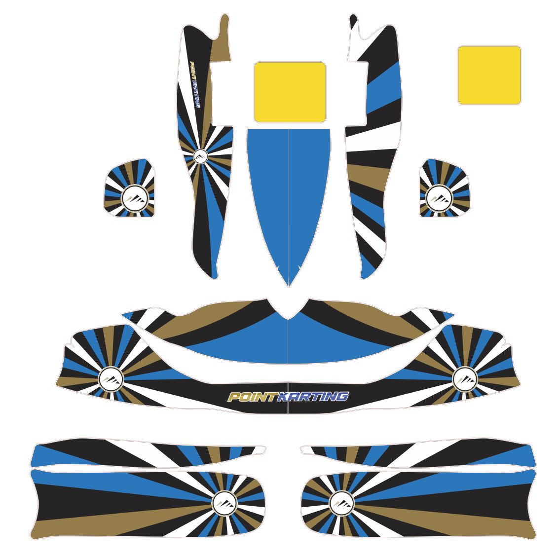 Custom Kart Sticker Kit – Point Karting