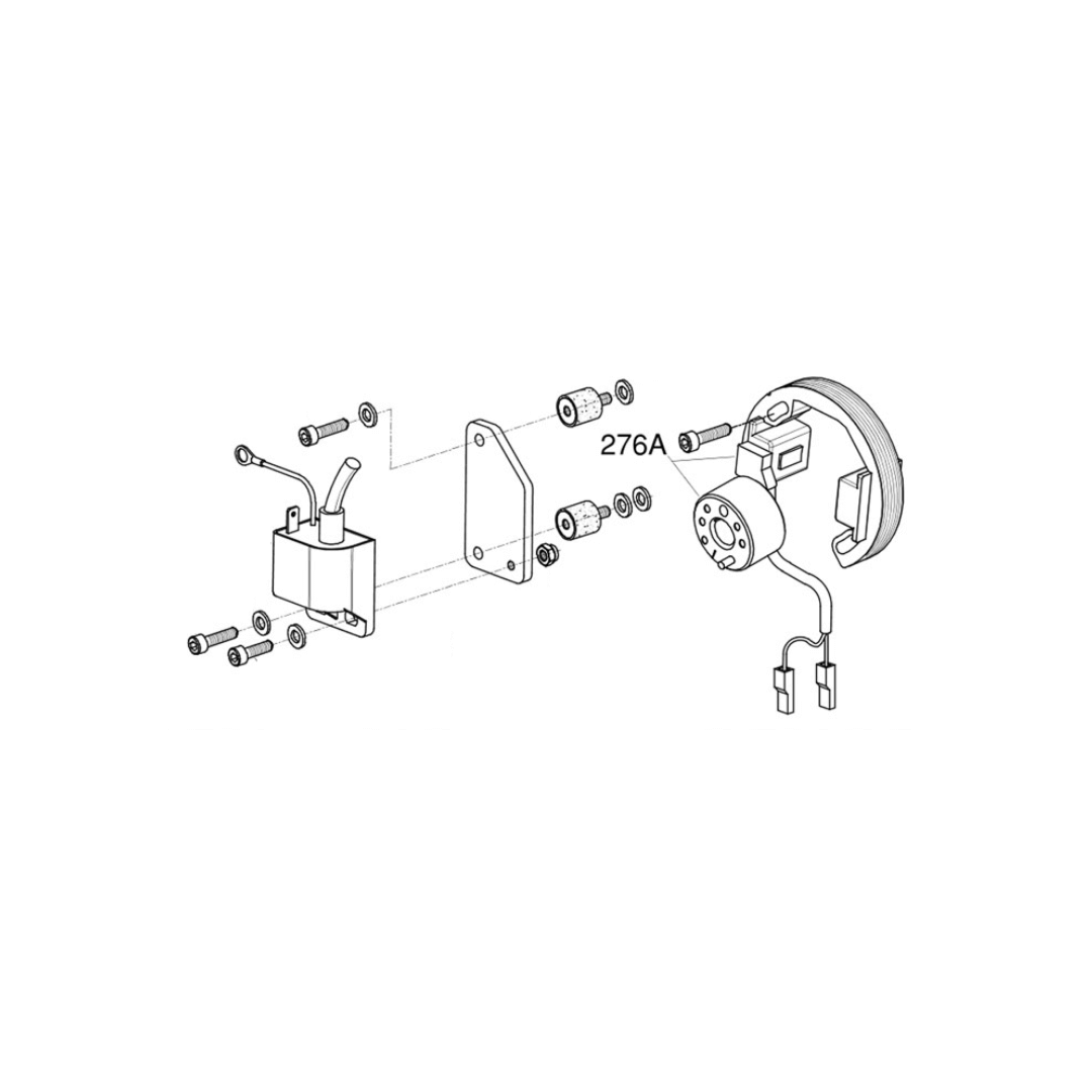 A-61951A-KA100-Ignition-Stator-Assembly | IAME KA100 Ignition Parts ...