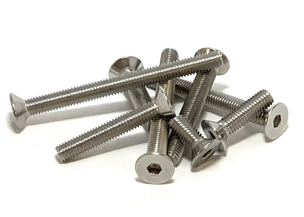 Flat Head Countersunk Bolt Packs – Point Karting